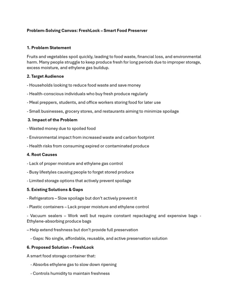 Problem-Solving-Canvas-FL | PDF