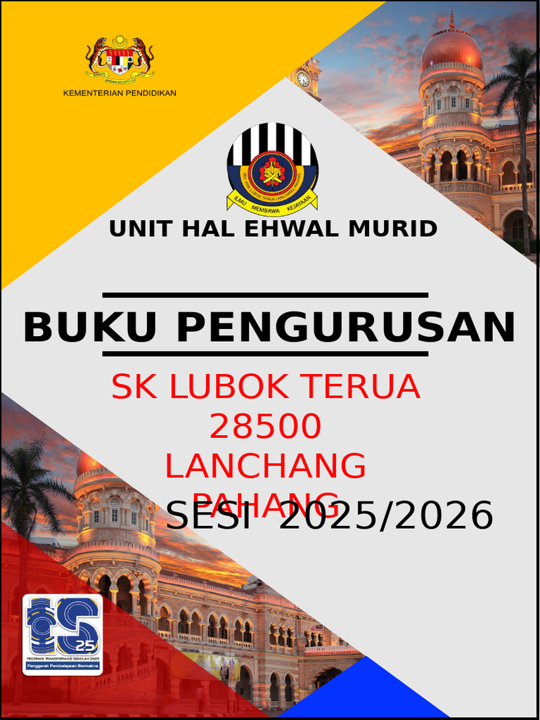 Buku Pengurusan Sekolah 2025 | PDF