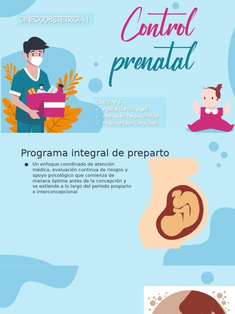 Tema 6 - Control Prenatal | PDF | El embarazo | Parto prematuro