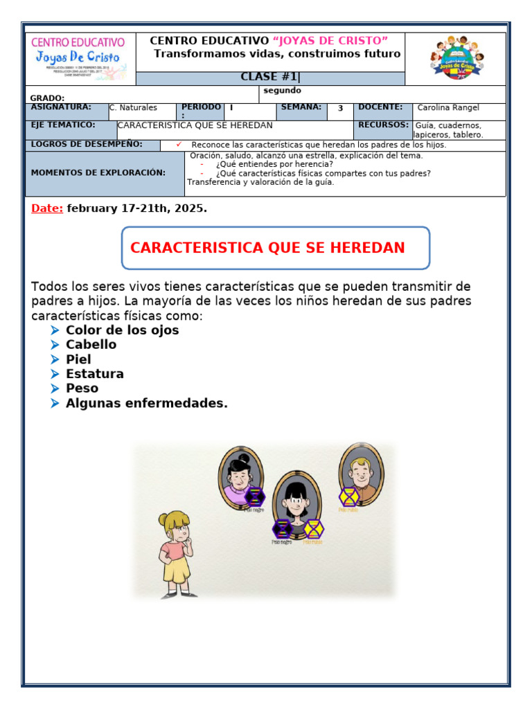 #3 Segundo C.naturales 2025 1P | PDF