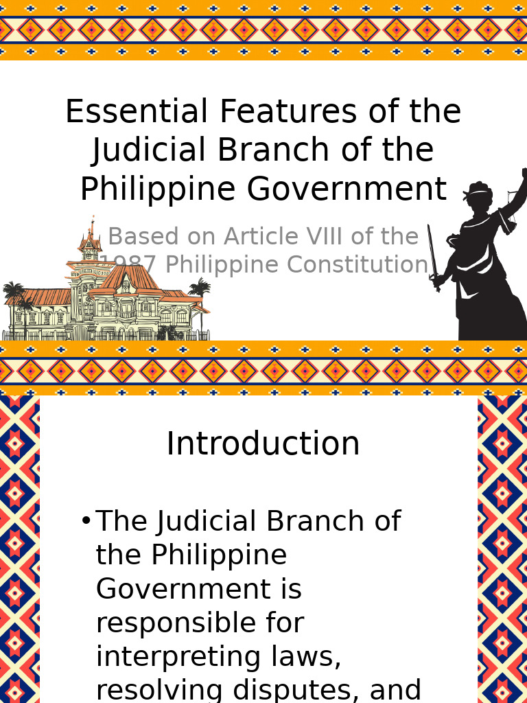 Judicial Branch Philippines - PPTX 20250303 061236 0000 | PDF | Supreme ...