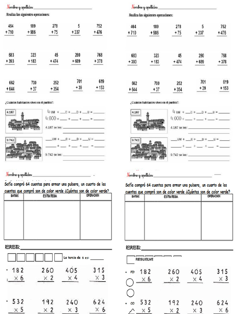 Ficha Mate Sem 3 | PDF