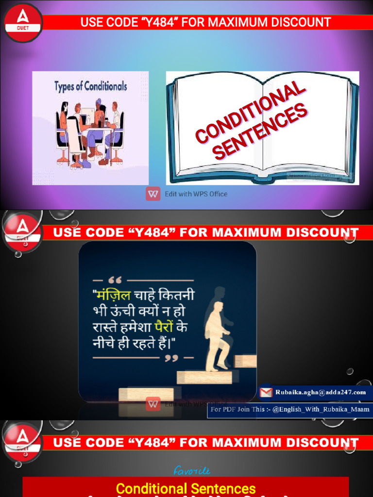 Conditional Sentences | PDF | Syntax | Language Mechanics