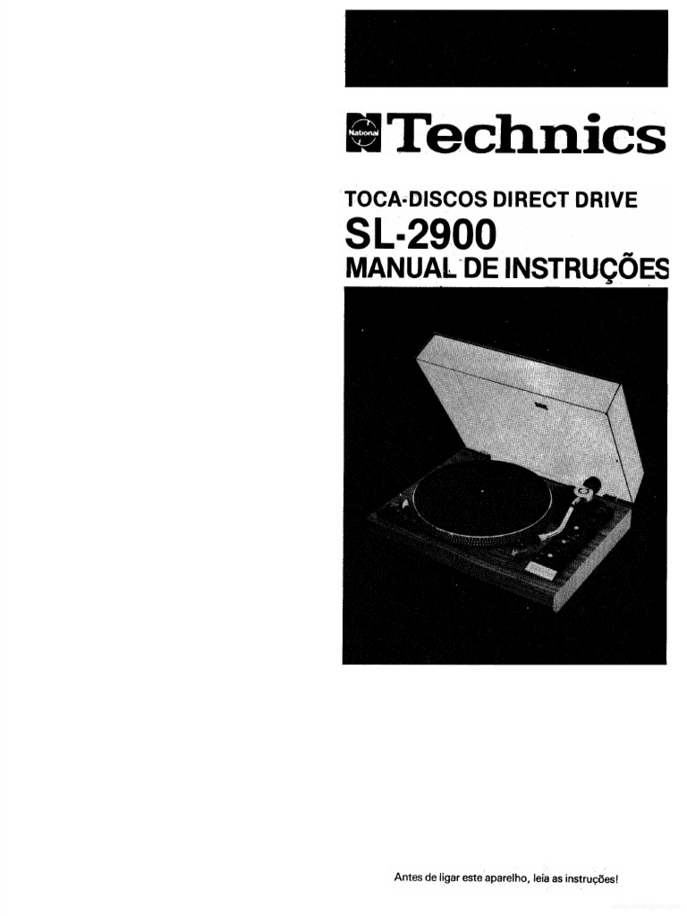 Ve Technics Sl-2900 Pt | PDF