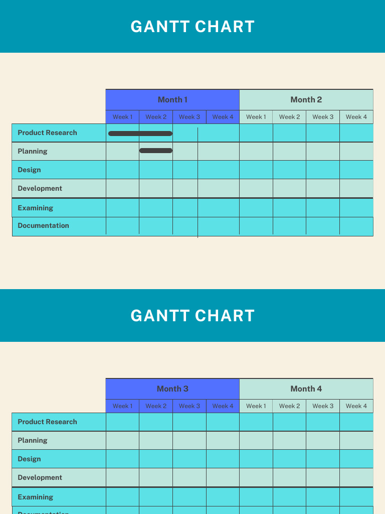 Gantt Chart | PDF