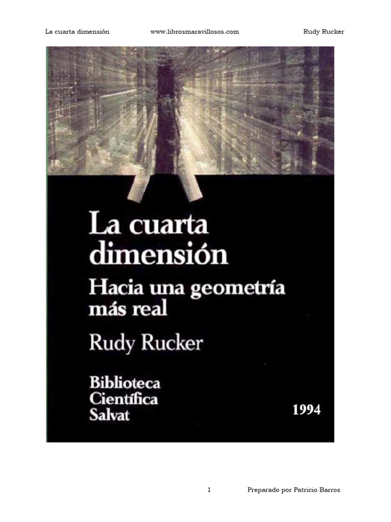La Cuarta Dimension - Rudy Rucker | PDF | Tierra plana | Dimensión