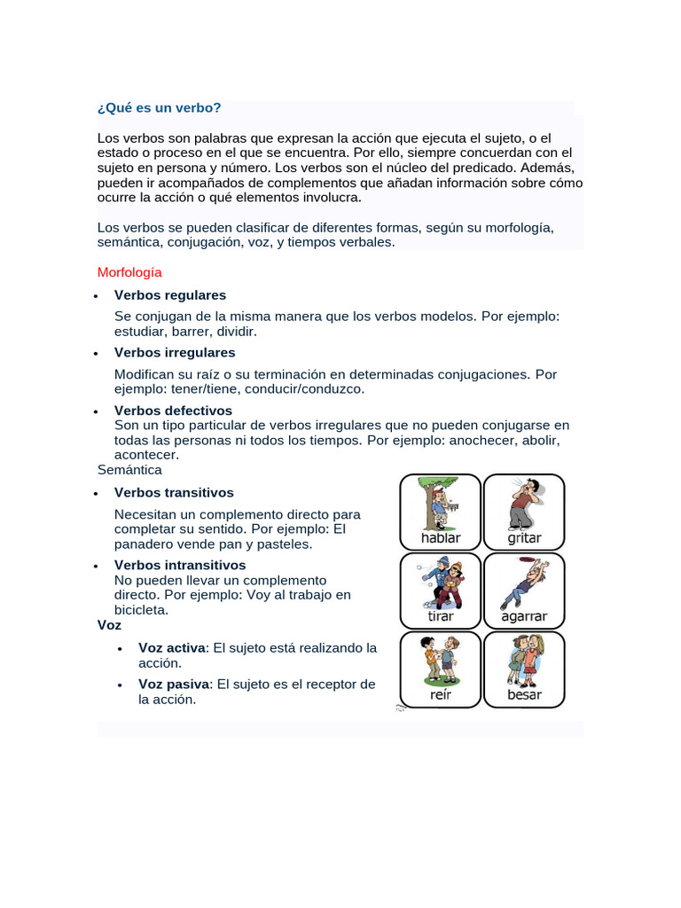 Categorias Gramaticales | PDF | Adjetivo | Verbo