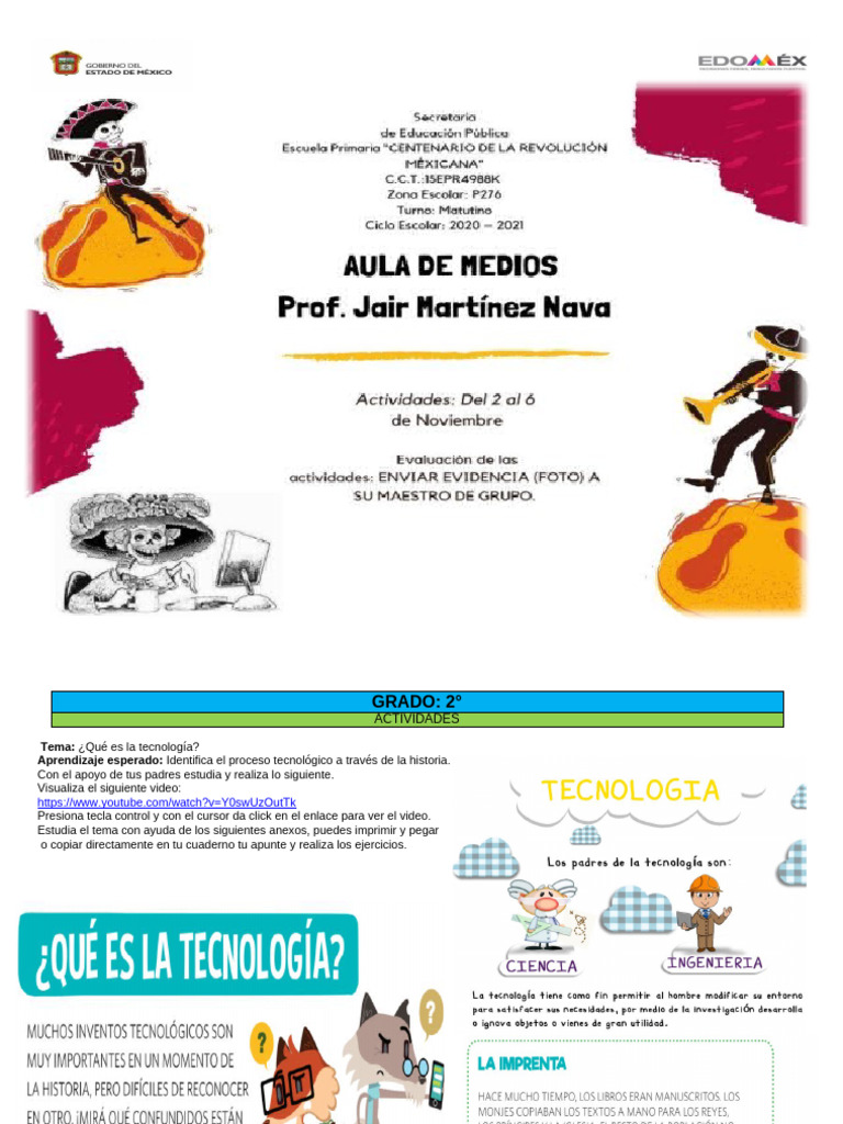 Comparto - 2°actividades Computación 2 - 6 de Noviembre. - Contigo | PDF