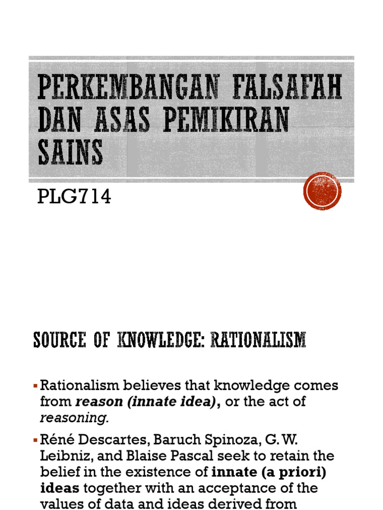 Rationalism vs. Empiricism in Philosophy | PDF | Positivism | Rationalism