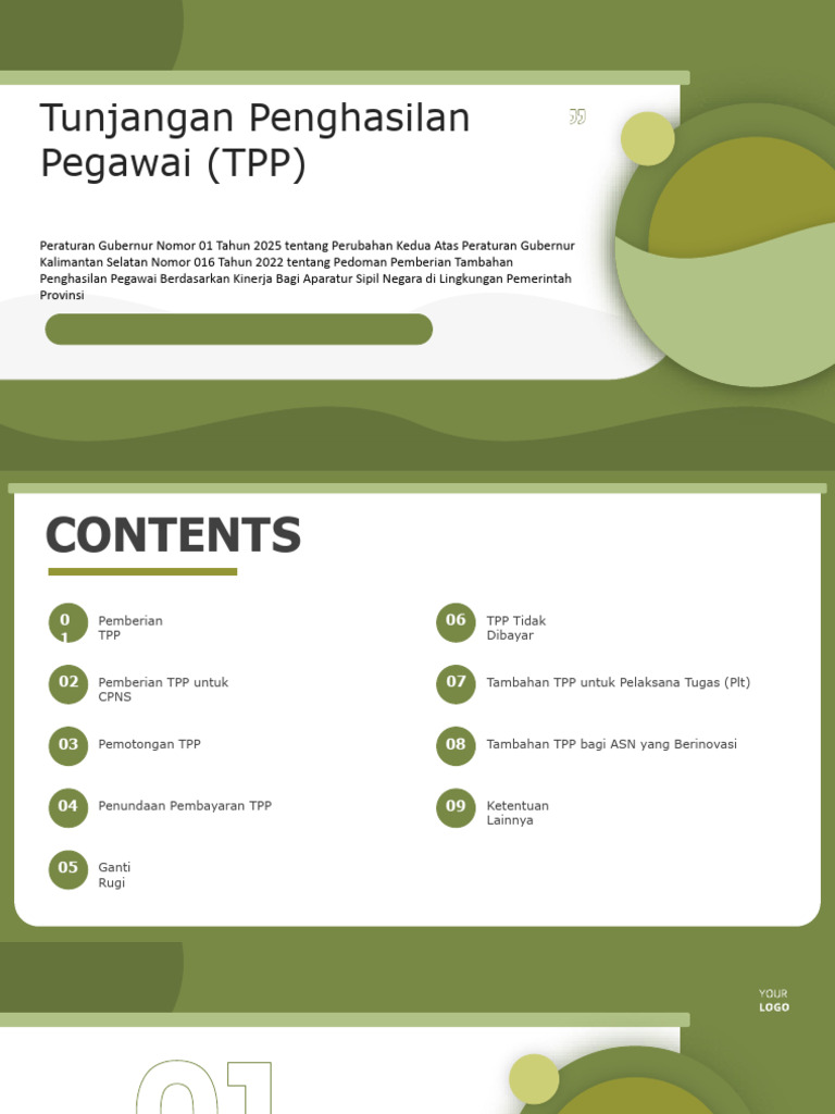 Tunjangan Penghasilan Pegawai (TPP) | PDF