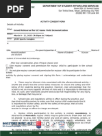 PARENTAL CONSENT FORM - Template Pursuant To Annex C of DepEd Order No ...