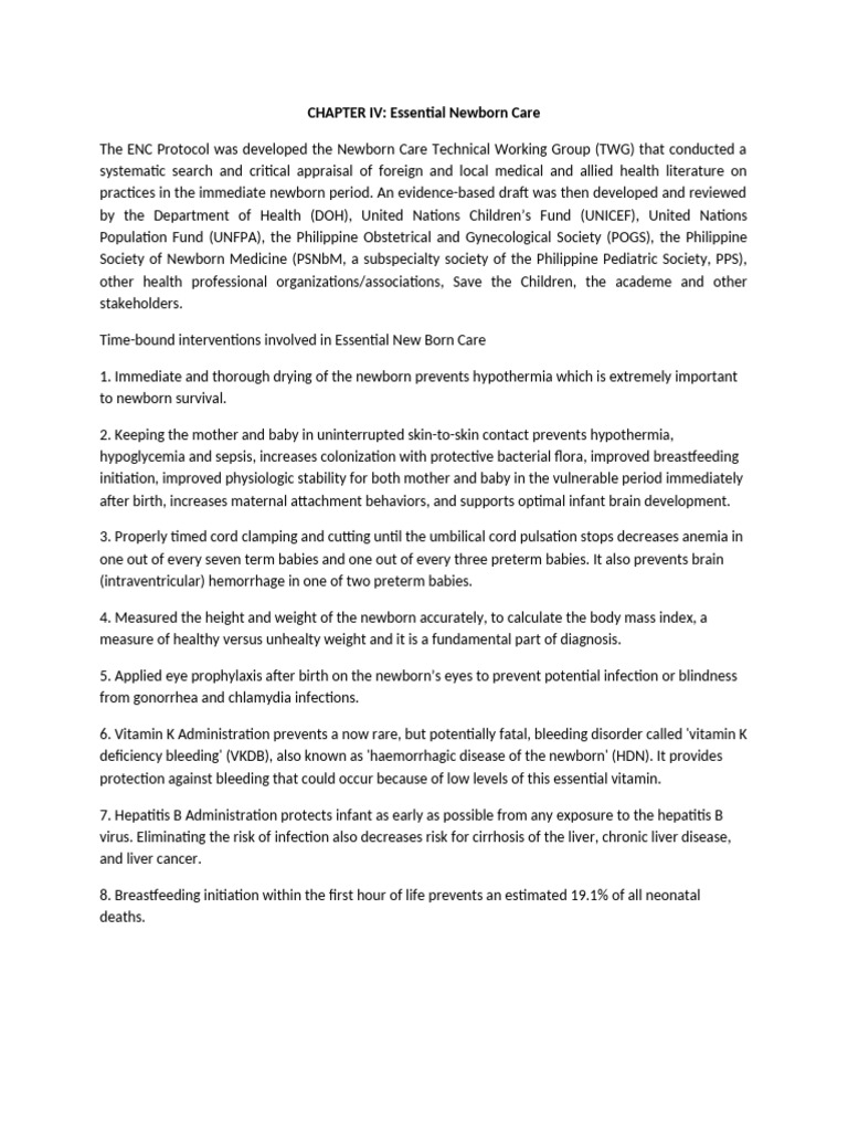 CHAPTER IV - Ess-WPS Office | PDF | Infants | Preterm Birth