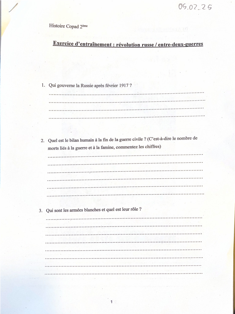 Histoire Copad 2ème | PDF