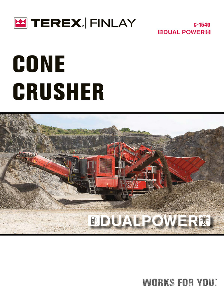 Terex Finlay C-1540 Cone Crusher Specs | PDF | Manufactured Goods