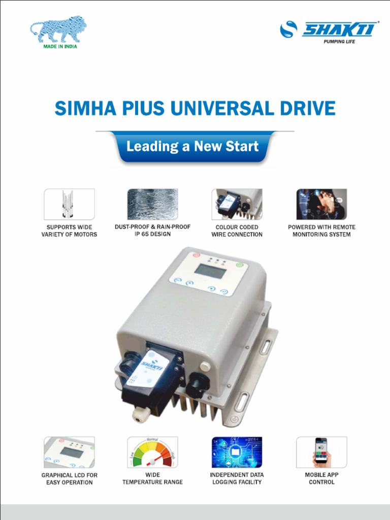 Simha_Plus_Solar_Drive_Leaflet_L2_12Jan2024 | PDF