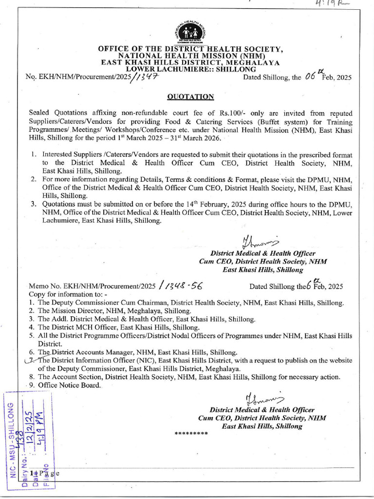 EKH-NHM-Procurement-2025-1347 | PDF