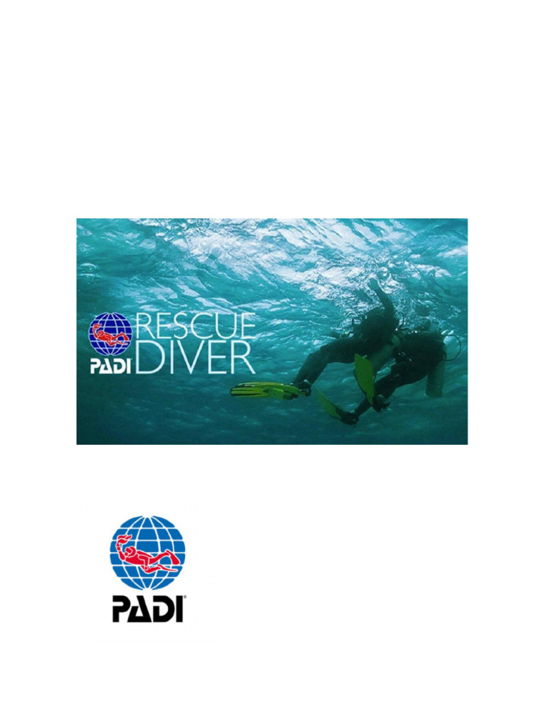 PADI Rescue Diver Manual 2023(Autosaved) | PDF | Buceo bajo el agua | Estrés (biología)