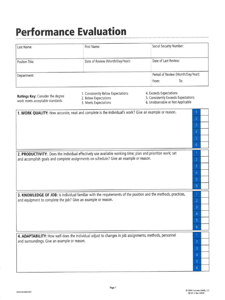 Performance Reviews | PDF