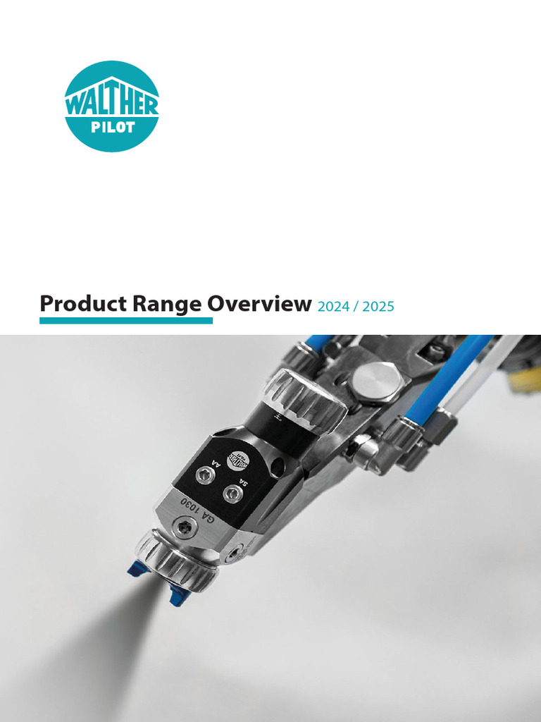 Walther Pilot Spray Guns Overview 2024 | PDF | Paint | Materials