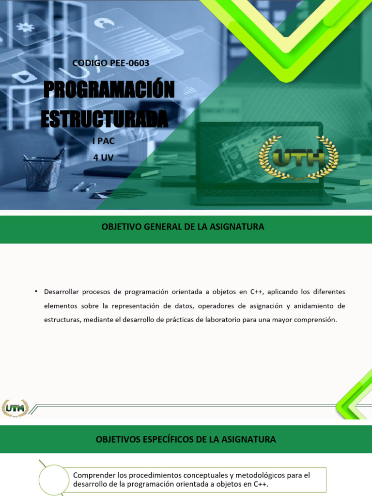 I PAC PEE - 0603 Programación Estructurada | PDF | C ++ | Programación de computadoras