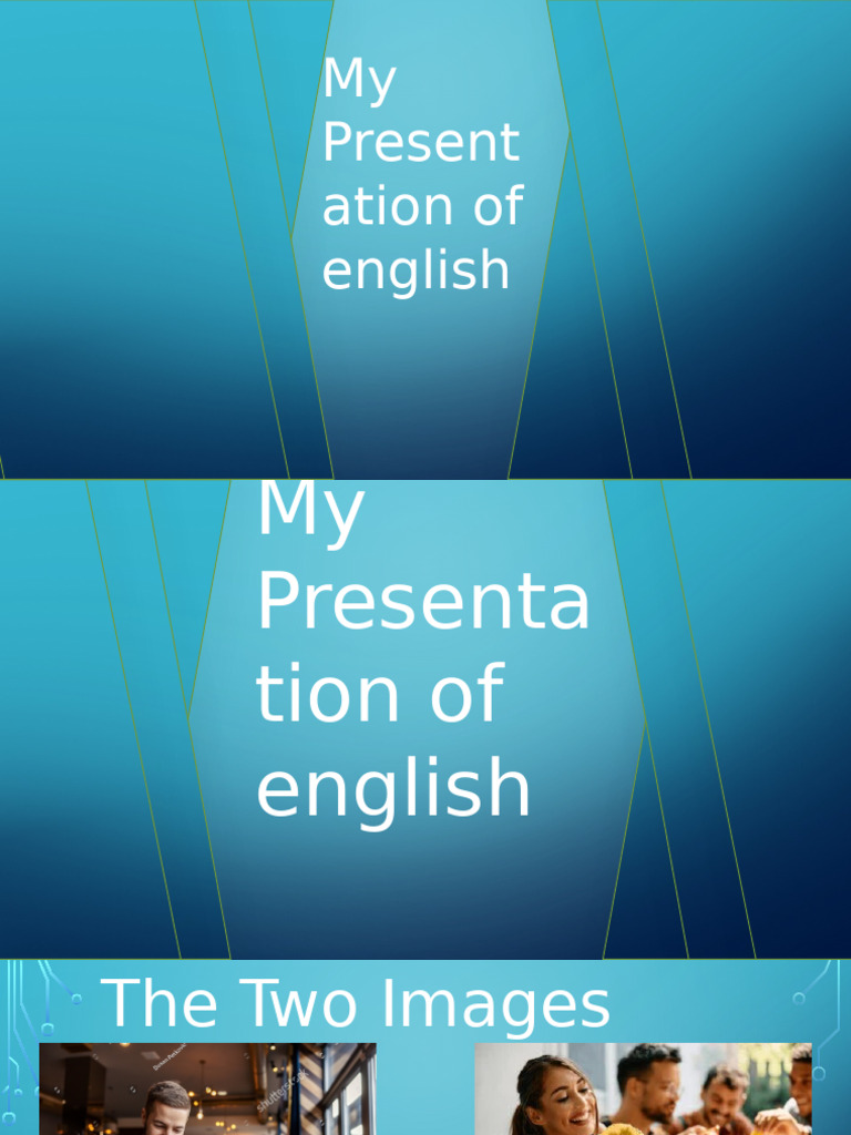my presentation of english | PDF