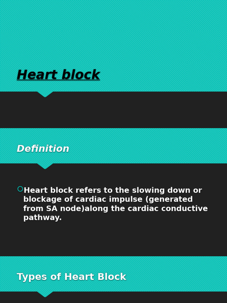 Heart Block | PDF | Electrocardiography | Heart