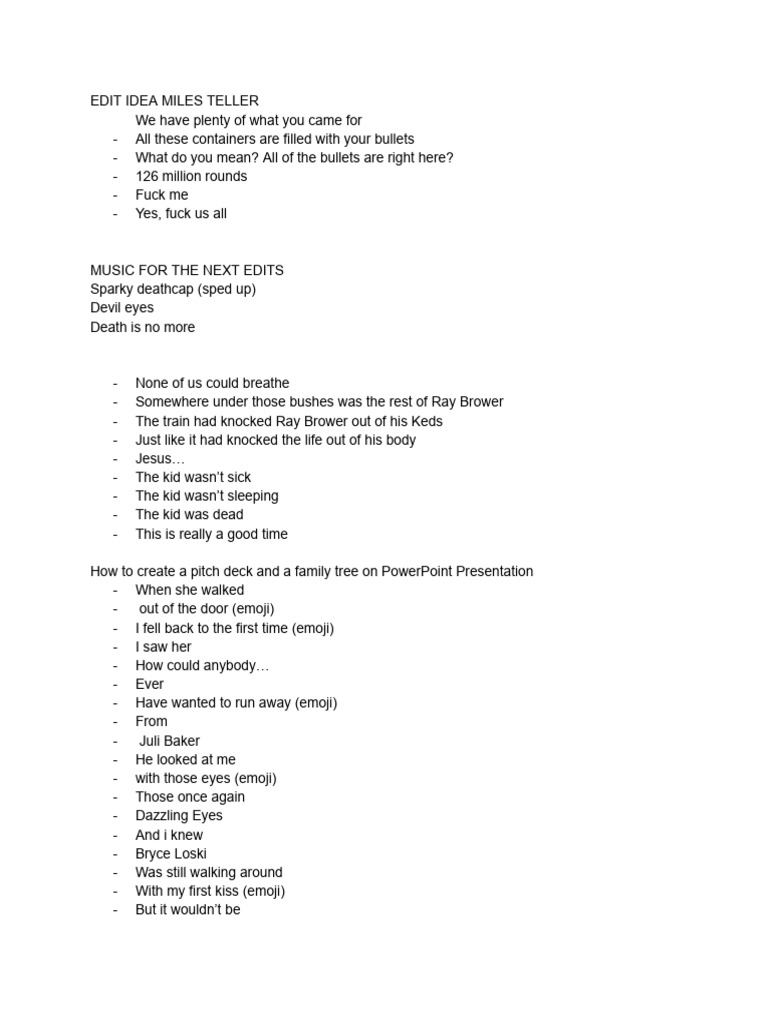 Editing Mix Pdf