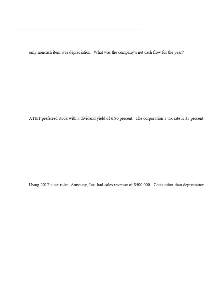 Self-Check Quiz For HW #1 (Ch. 1 & 3) | PDF | Equity (Finance) | Dividend