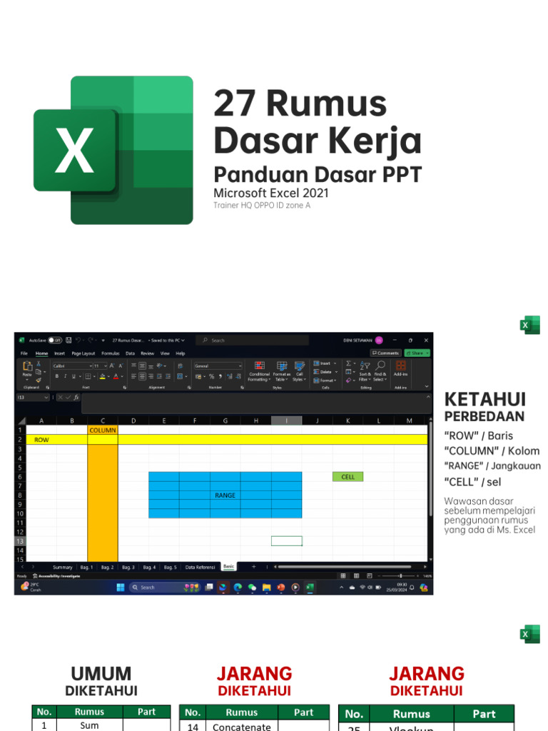 Panduan Microsoft Excel 2021 | PDF