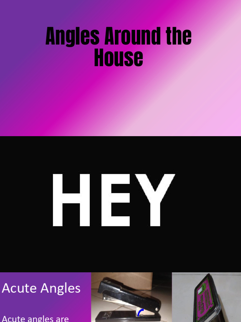 Angles Around The House | PDF