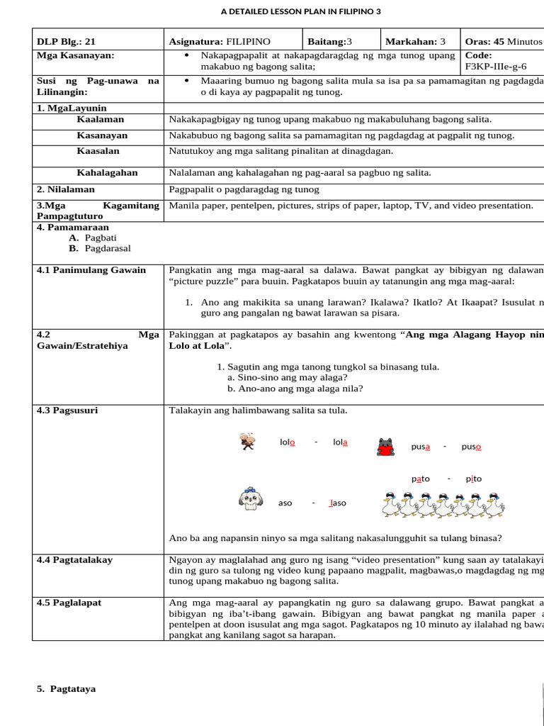 For Co - DLP Q3 | PDF