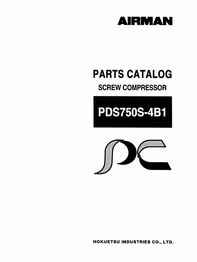 Airman PDS 750S Parts Book | PDF