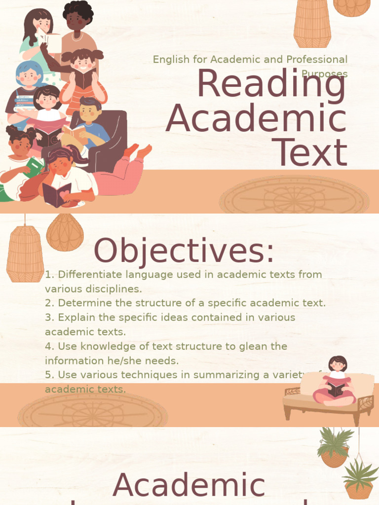 Academic Language in Various Disciplines | PDF | Argument | English ...