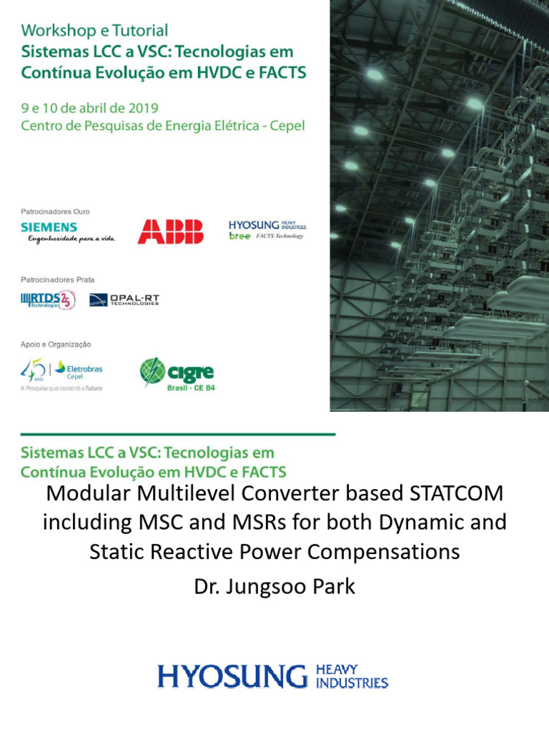 Modular Multilevel Converter STATCOM Overview | PDF | Electrical ...