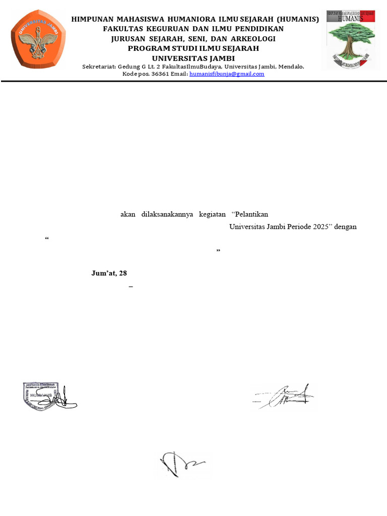 Undangan HIMA OK | PDF
