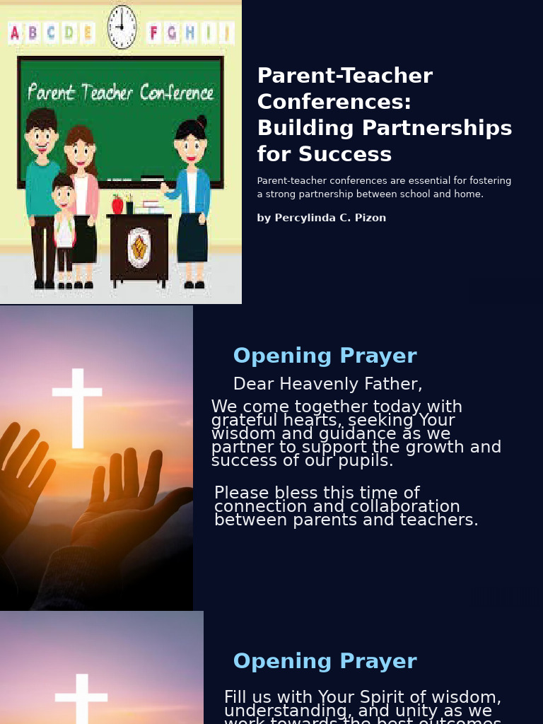Parent-Teacher Conference Guide | PDF