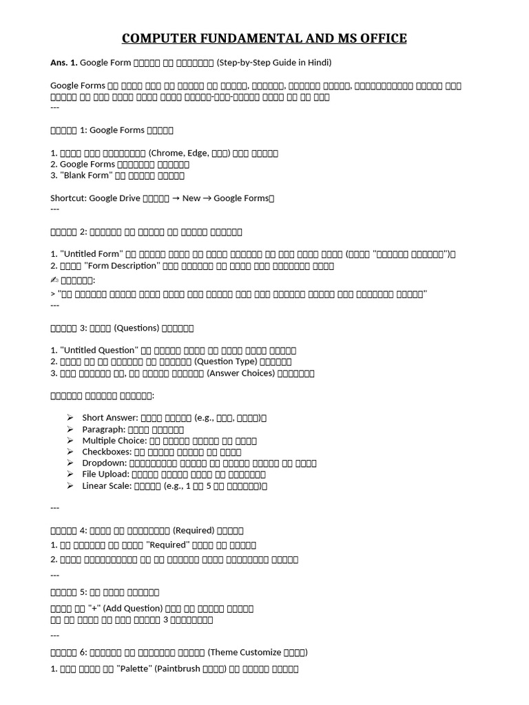 MS Word Practical | PDF