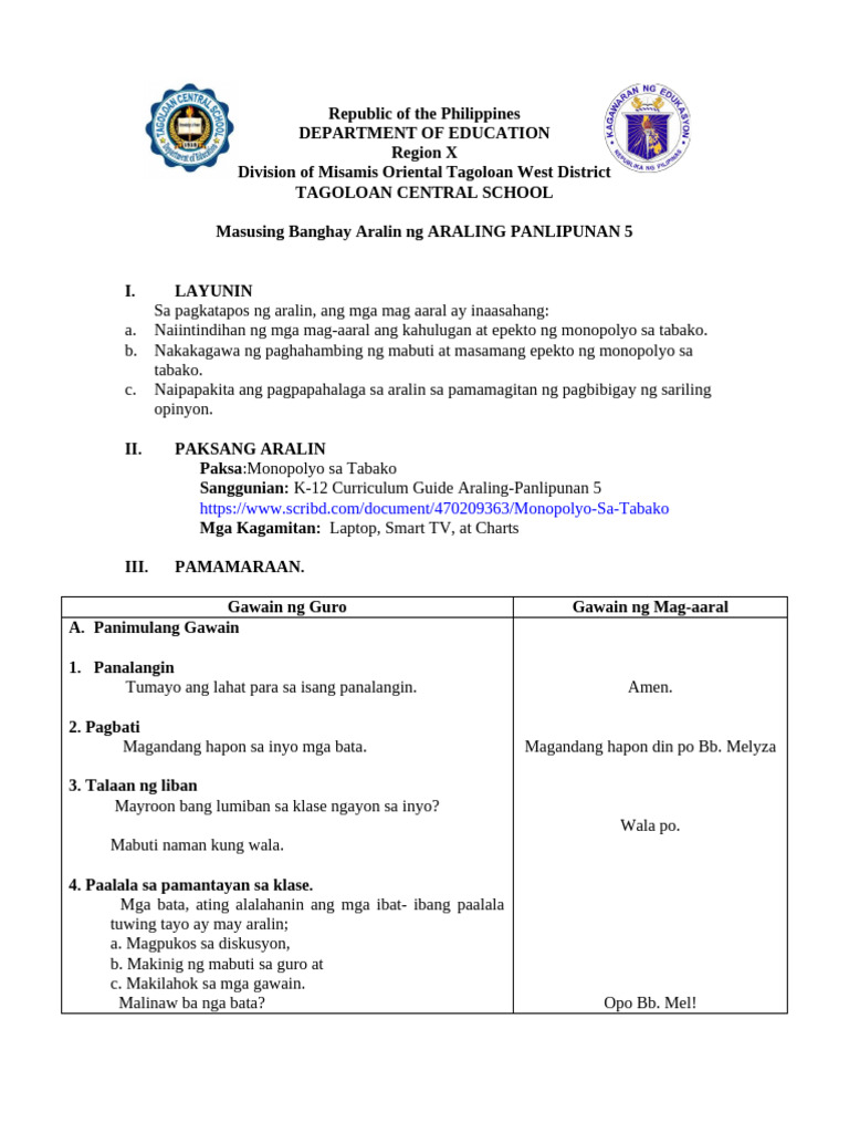 AP DLP Monopolyo Sa Tabako | PDF