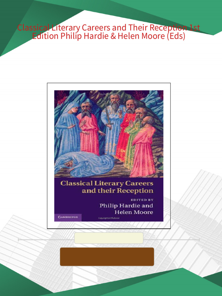 Classical Literary Careers and Their Reception 1st Edition Philip ...