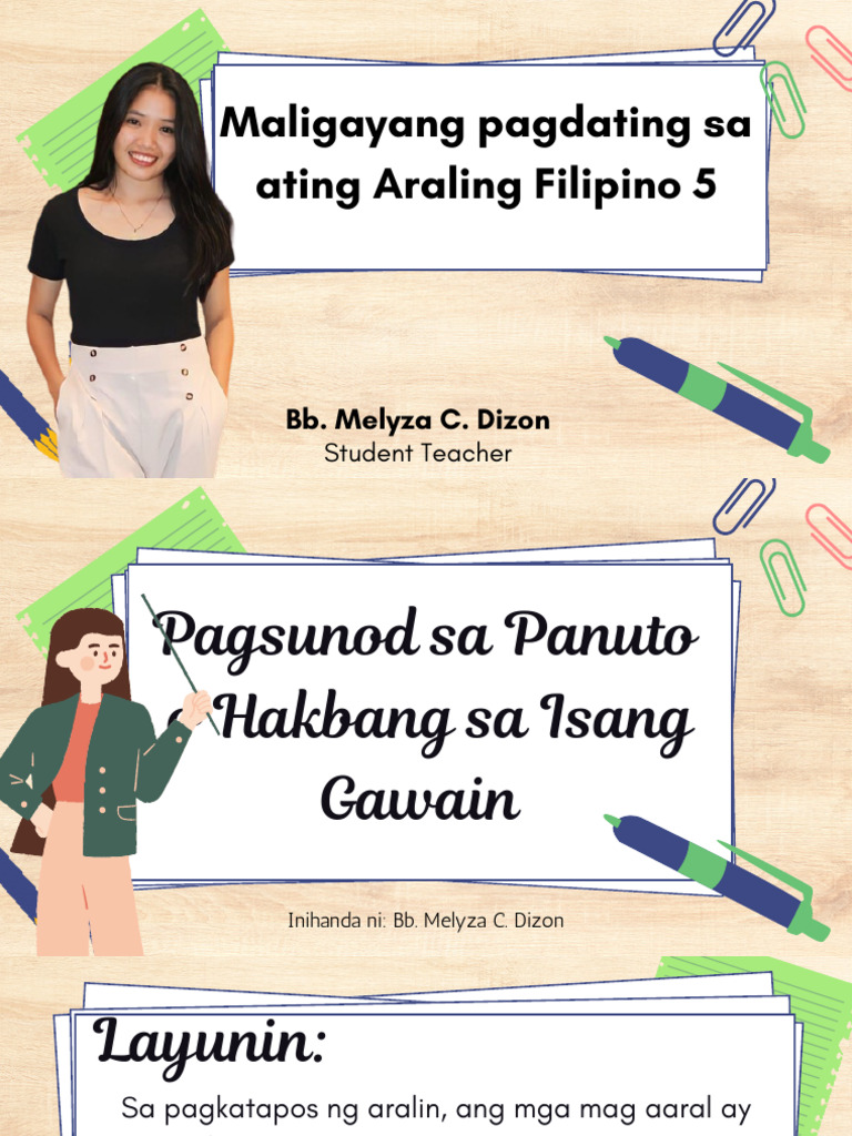 Panuto Day 1 | PDF
