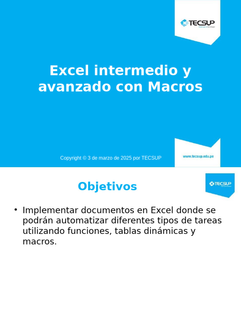 Excel Intermedio y Avanzado con Macros | PDF | Microsoft Excel ...