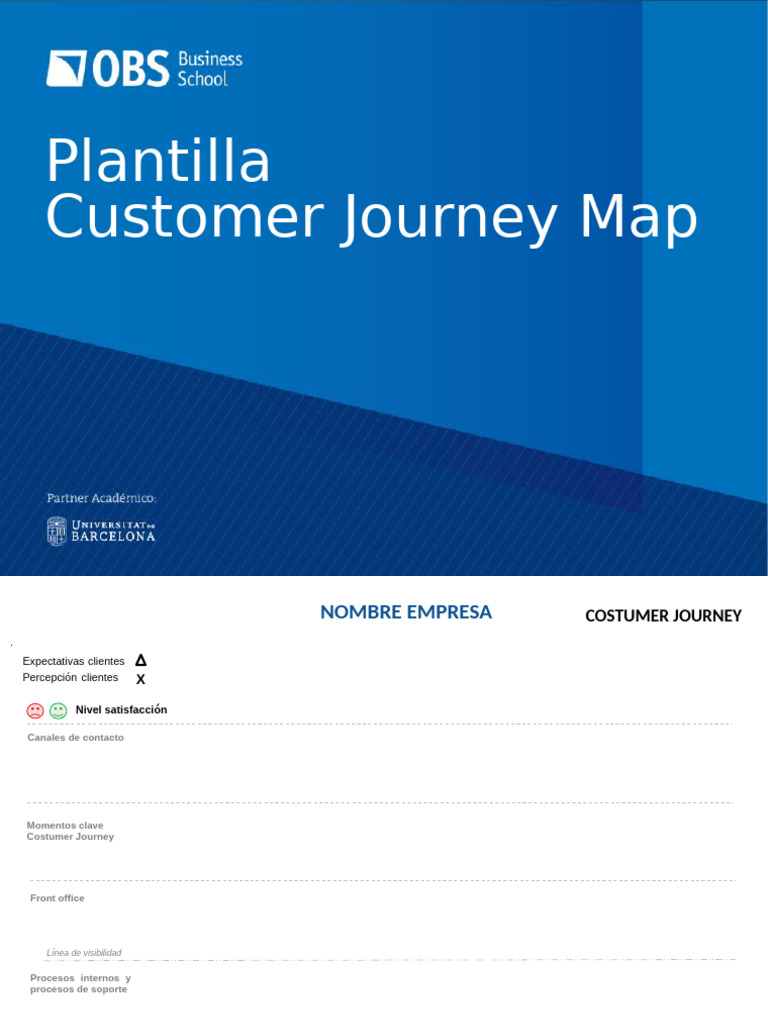 Plantilla Customer Journey Map | PDF Plantilla Customer Journey Map | PDF