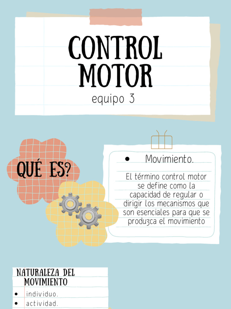 Control Motor | PDF | Aprendizaje | Naturaleza