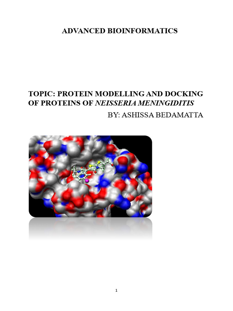 Advanced Bioinformatics.project (1) | PDF | Meningitis | Immunology