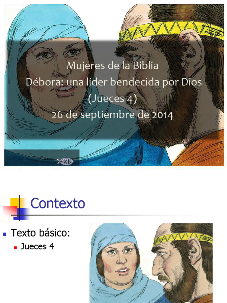 Débora: Liderazgo y Profecía Bíblica | PDF | Contenido bíblico | Libros ...