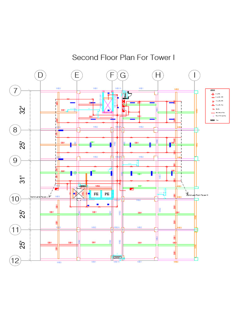 Tower I Pipe Sleeve For First Floor Lighting-Model-1 | PDF | Industrial ...