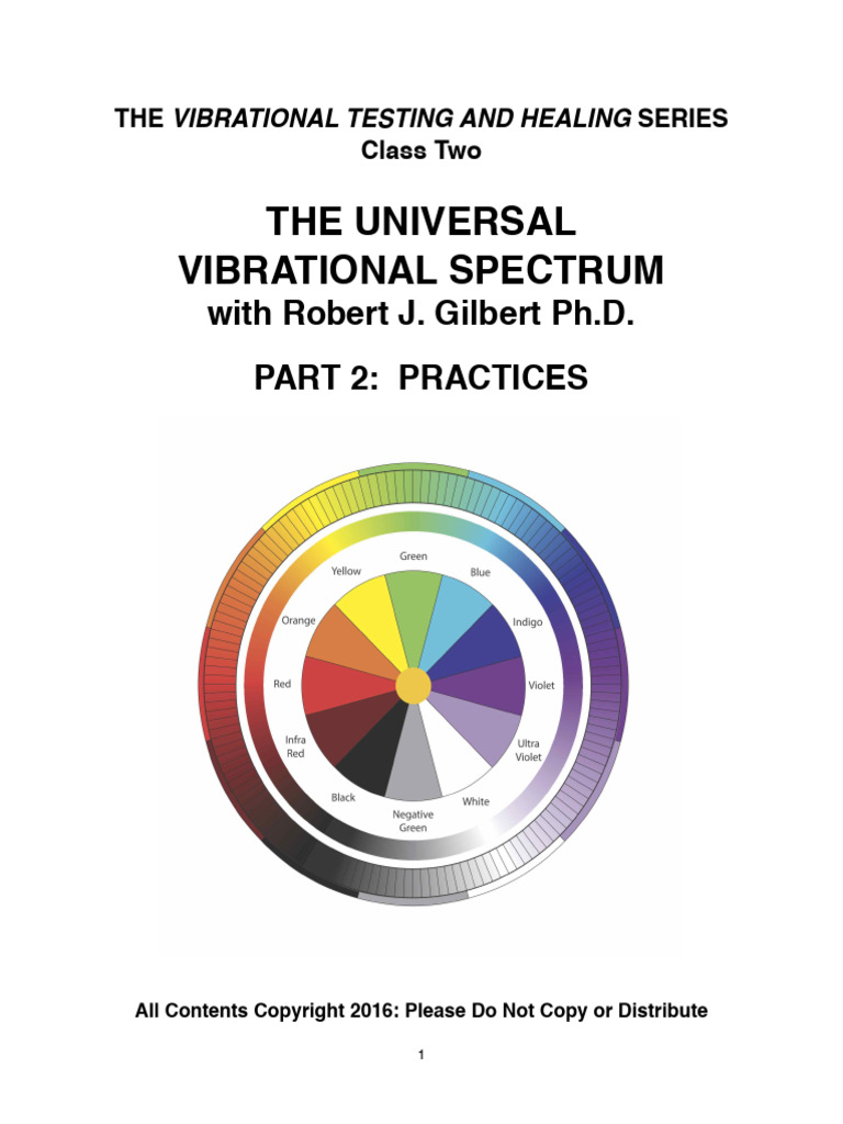 Vibrational Testing and Healing | PDF | Electromagnetic Spectrum ...