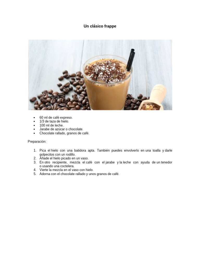Un Clásico Frappe | PDF