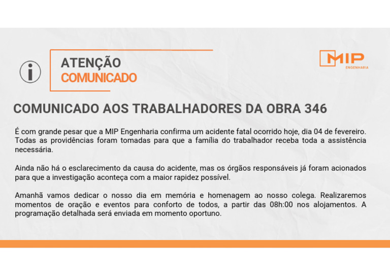 Comunicado MIP | PDF