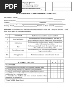 Trainee's Performance Appraisal Form | PDF | Performance Appraisal ...